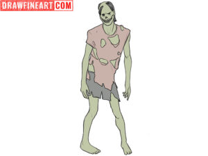 How to Draw a Zombie - Draw Fine Art