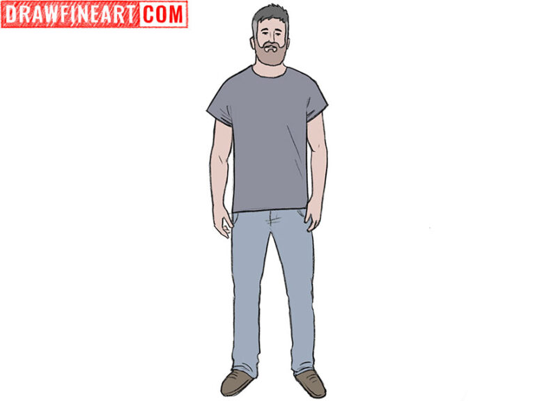 How to Draw a Man - Draw Fine Art