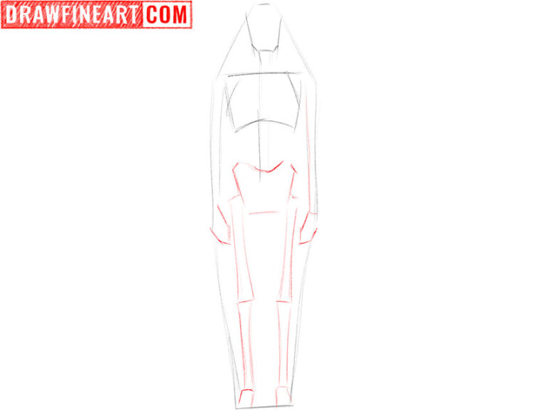 How to Draw a Skeleton - Draw Fine Art