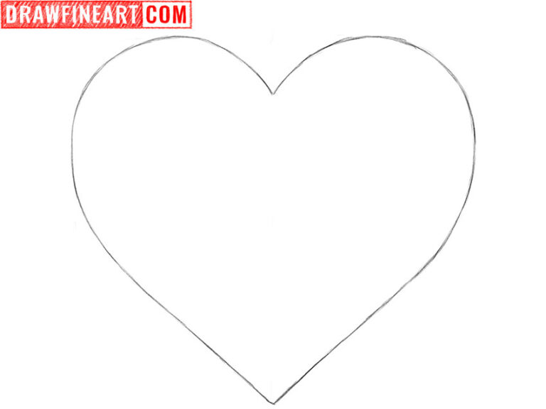 How to Draw a Heart - Draw Fine Art