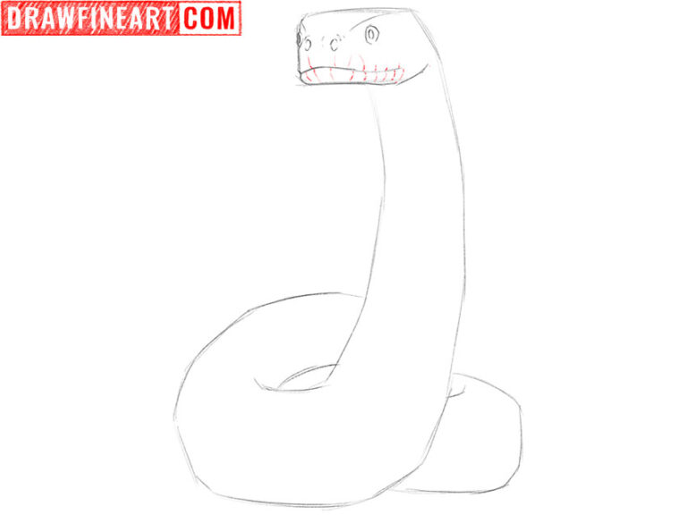 How to Draw a Snake - Draw Fine Art