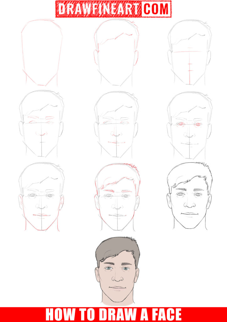How to Draw a Face - Draw Fine Art