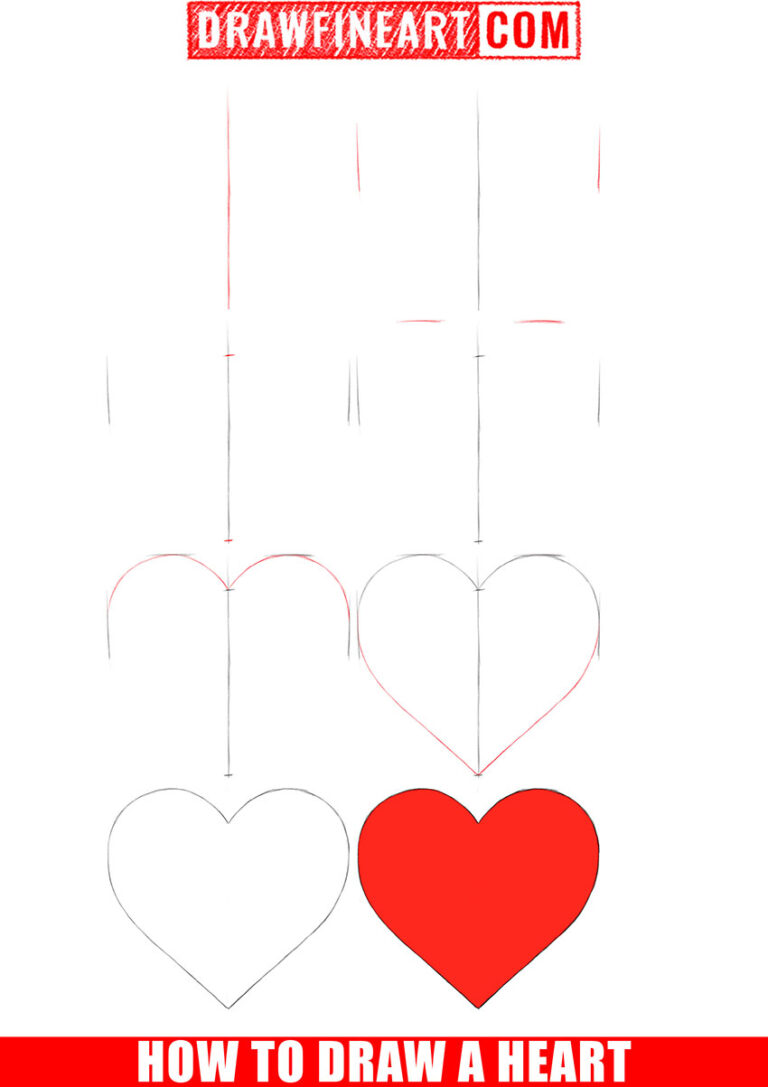 How to Draw a Heart - Draw Fine Art